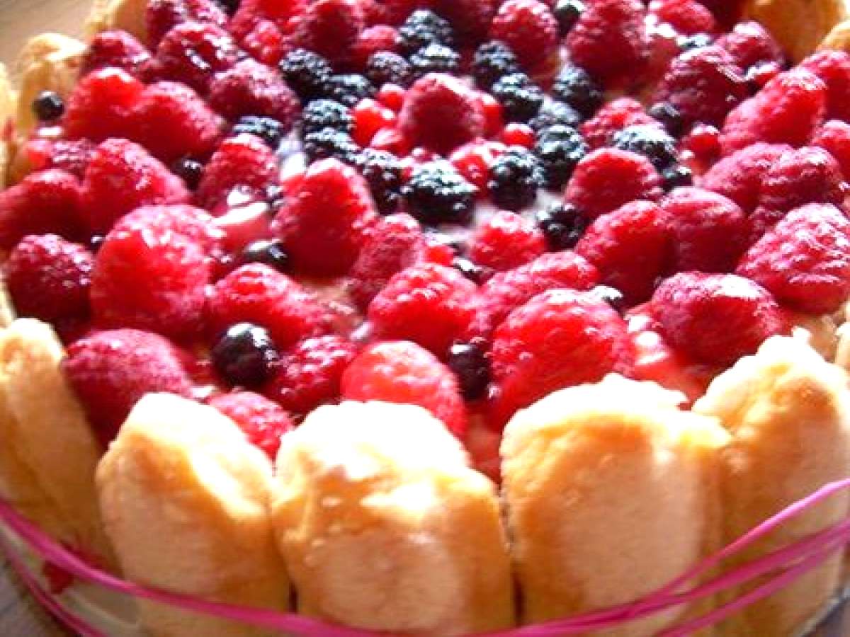 Charlotte aux fruits rouges - 17 recettes sur Ptitchef