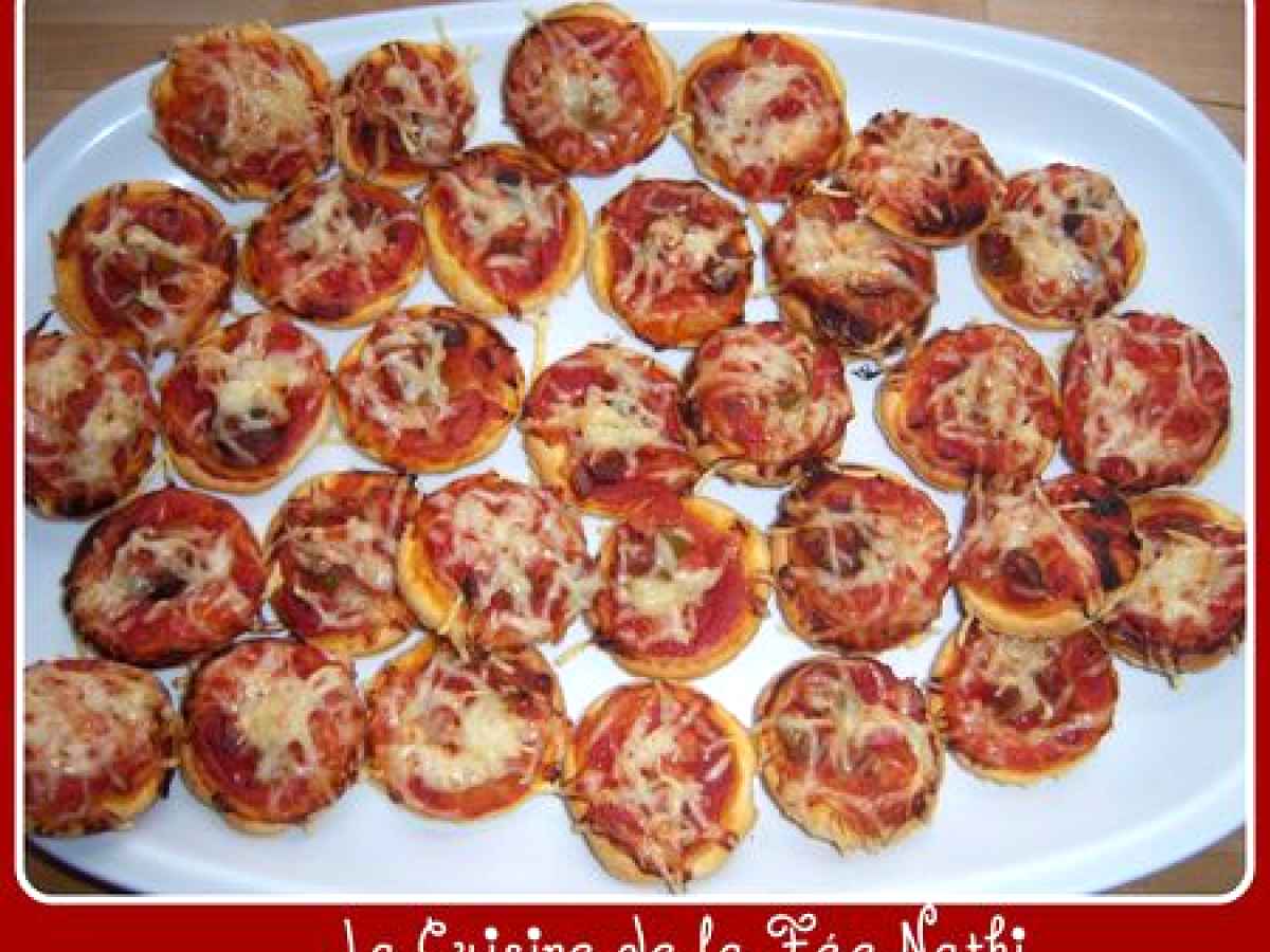 Feuilletés apéritif façon mini-pizzas, Recette Ptitchef