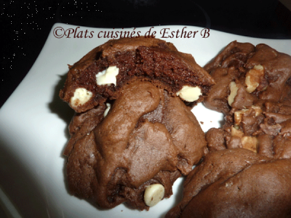 Biscuits brownies aux bananes et chocolat, Recette Ptitchef