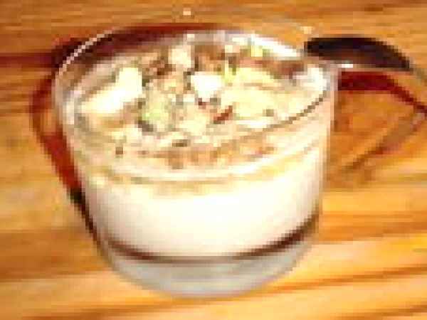 Fromage blanc aux céréales et fruits frais, Recette Ptitchef