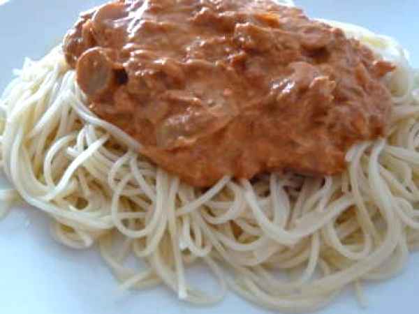 Spaghettis aux thon et courgettes, Recette Ptitchef