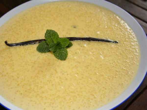 Recette de tapioca au lait de châtaigne et agar-agar