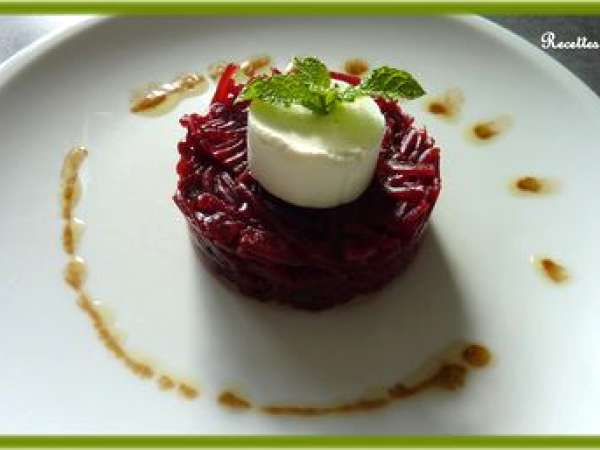 Recette de betterave rouge et sa vinaigrette