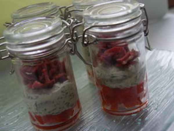 Verrine de poivron : recette facile et impressionnante