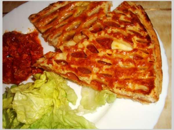 Recette de pizza algérienne à la viande hachée