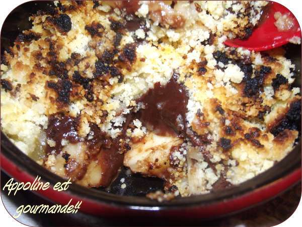 Crumble aux poires (sans gluten) - Recette Ptitchef
