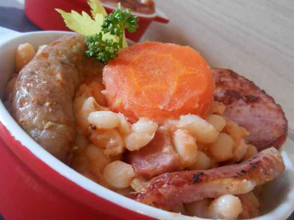Cassoulet à la couenne de porc - Recette Ptitchef