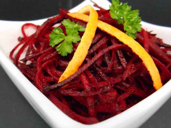 Recette de betterave rouge et sa vinaigrette