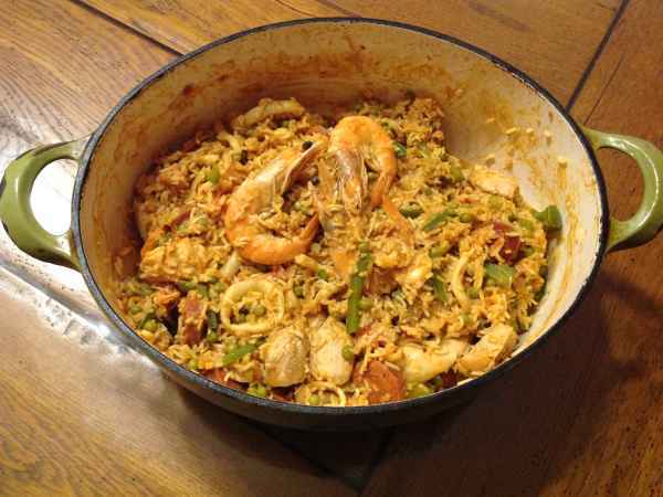Paella super rapide au cookeo - Recette Ptitchef