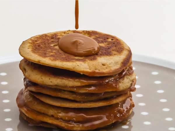 Recette de pancakes salés aux herbes et fromage