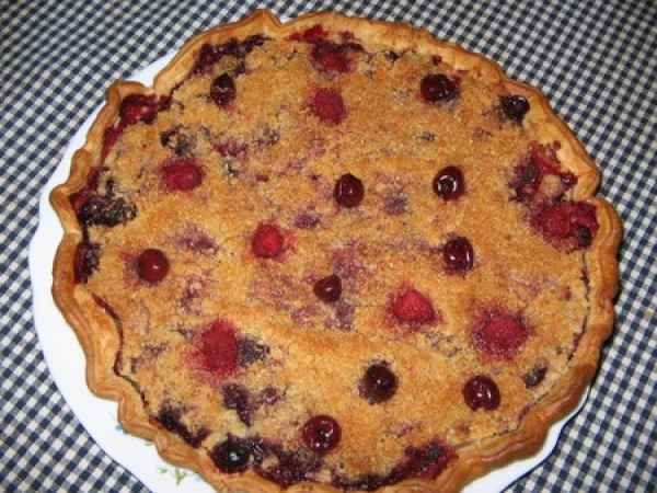 Recette express de tarte crumble aux fruits rouges