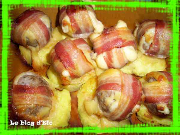 Recette de chair à saucisse, pâtes et petits champignons