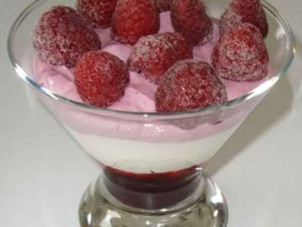 Recette de verrine framboise et chantilly maison