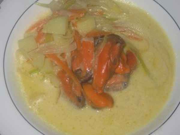 Saladine de moules en chapelure verte, Recette Ptitchef