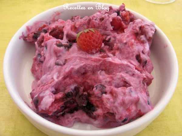 Recette de barres glacées aux fruits rouges