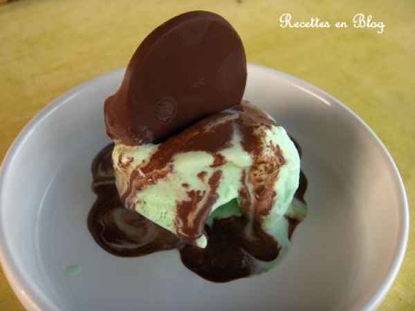 Recette de glace menthe-chocolat sans sorbetière