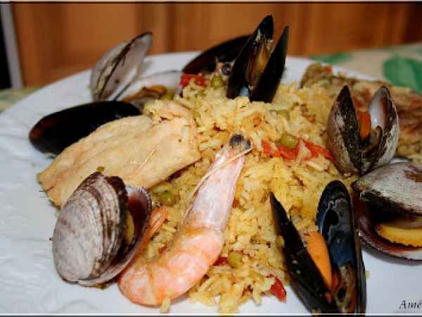Paella super rapide au cookeo - Recette Ptitchef