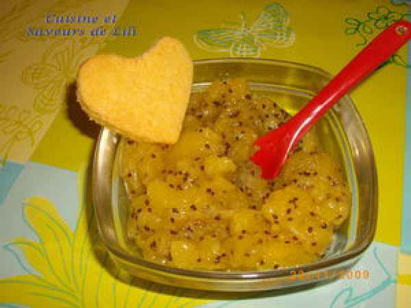 Compote pommes-fraises - Recette Ptitchef