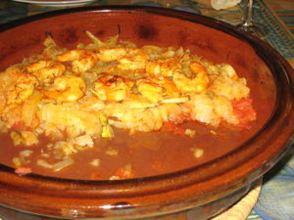 Tajine de crevettes aux senteurs du maroc, Recette Ptitchef