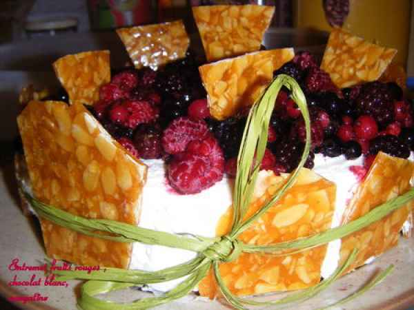 Recette d'entremet aux fruits rouges délicieux