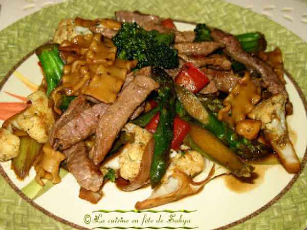 Recette de légumes sautés à la chinoise