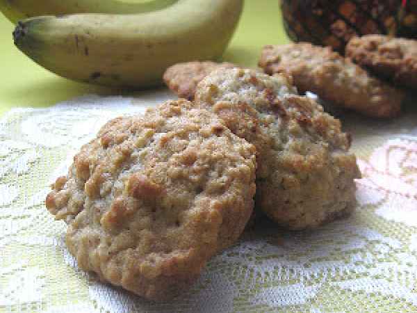 Recette de biscuits banane et pépites de chocolat