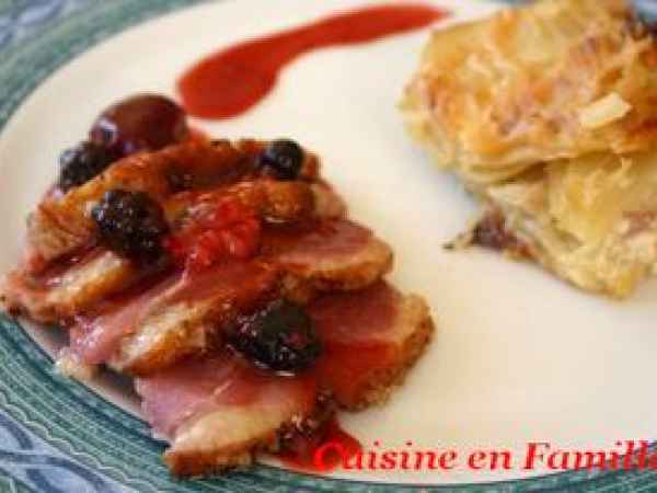 Recette de magret de canard aux fruits rouges