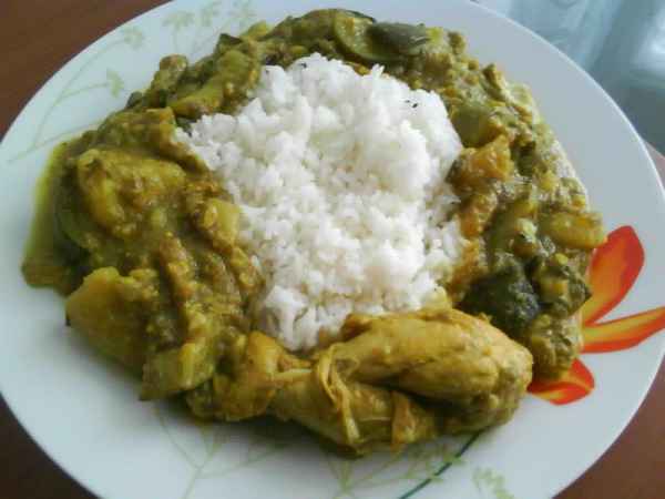 Colombo de poulet, Recette Ptitchef
