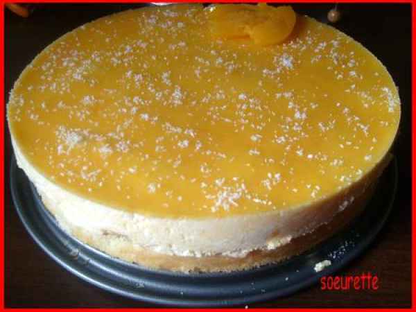 Recette de mousse à la pêche façon charlotte