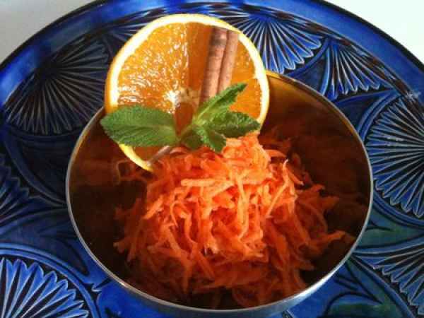 Recette de salade de carottes à l'orange