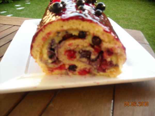 Recette de biscuit aux quatre fruits rouges