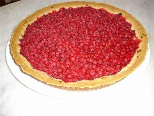 Recette de tarte aux groseilles rouges et mascarpone