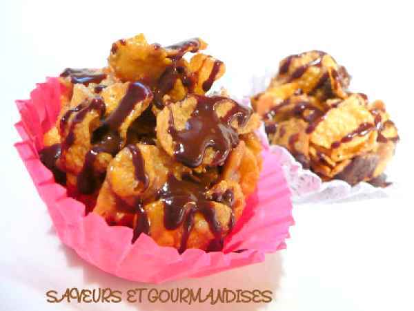 Roses de sable au caramel, Recette Ptitchef