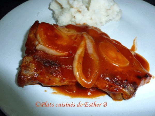 Côtelettes de porc à la mijoteuse - Recette Ptitchef