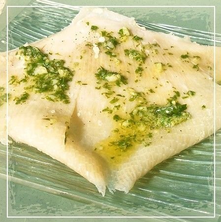 Recette d'ailes de raie vapeur aux herbes