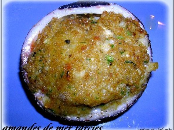 Recette d'amandes de mer farcies aux épices