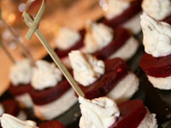 Recette amuse-bouche betterave et chèvre