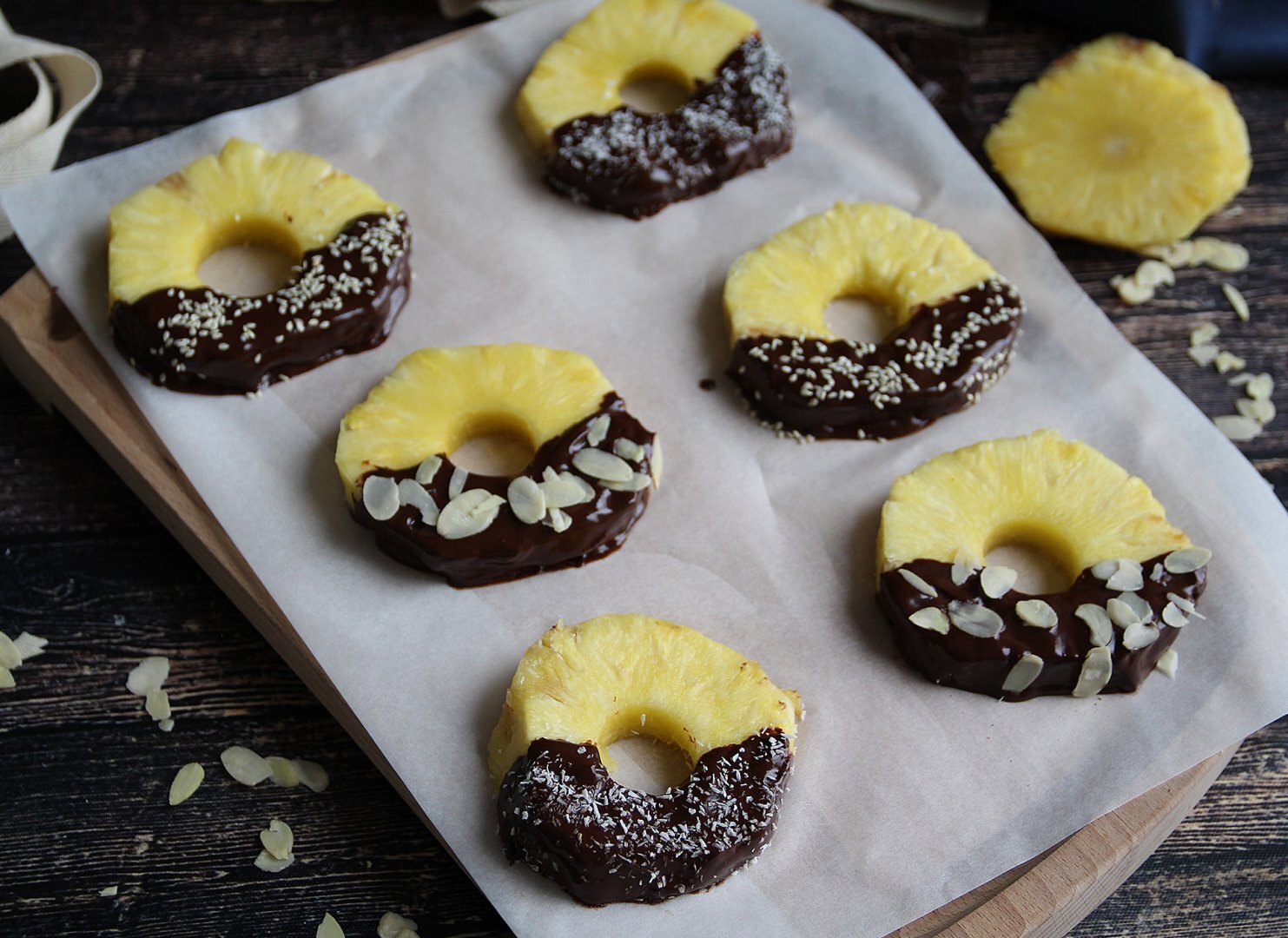 Recette d'ananas au chocolat: dessert à faire avec enfants