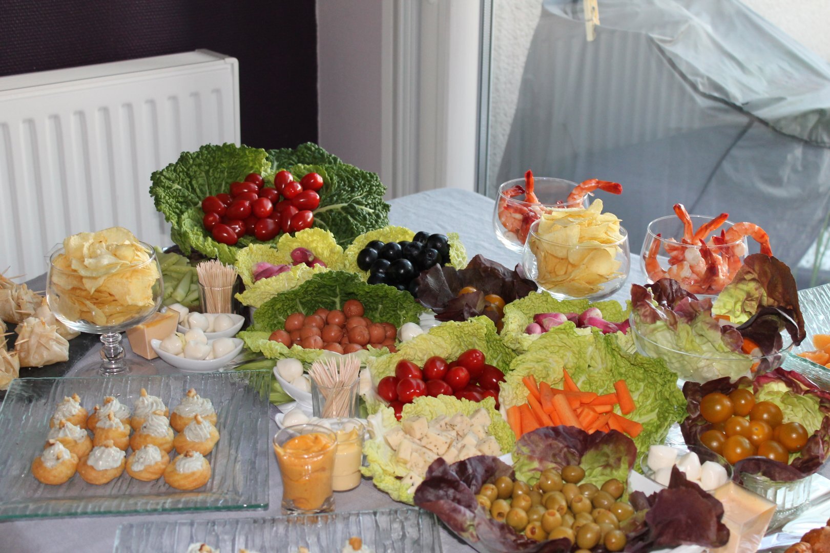 Recette d'apéritif dinatoire tout en couleurs