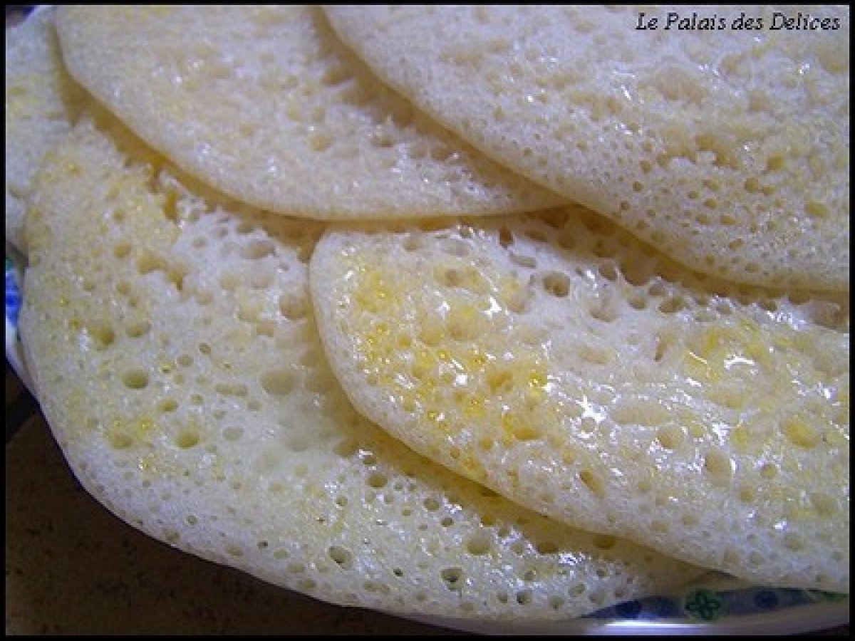 Recette de baghrirs, les crêpes aux mille trous