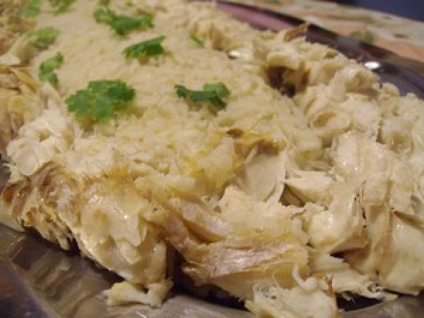 Recette de bar en croute de pâte à sel au riz