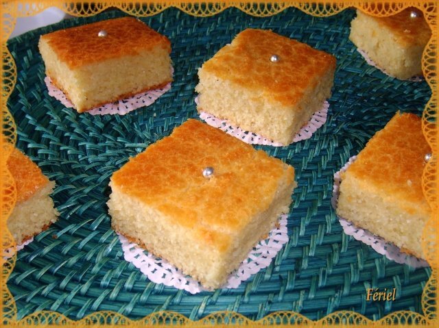 Recette basboussa noix de coco délicieuse et facile