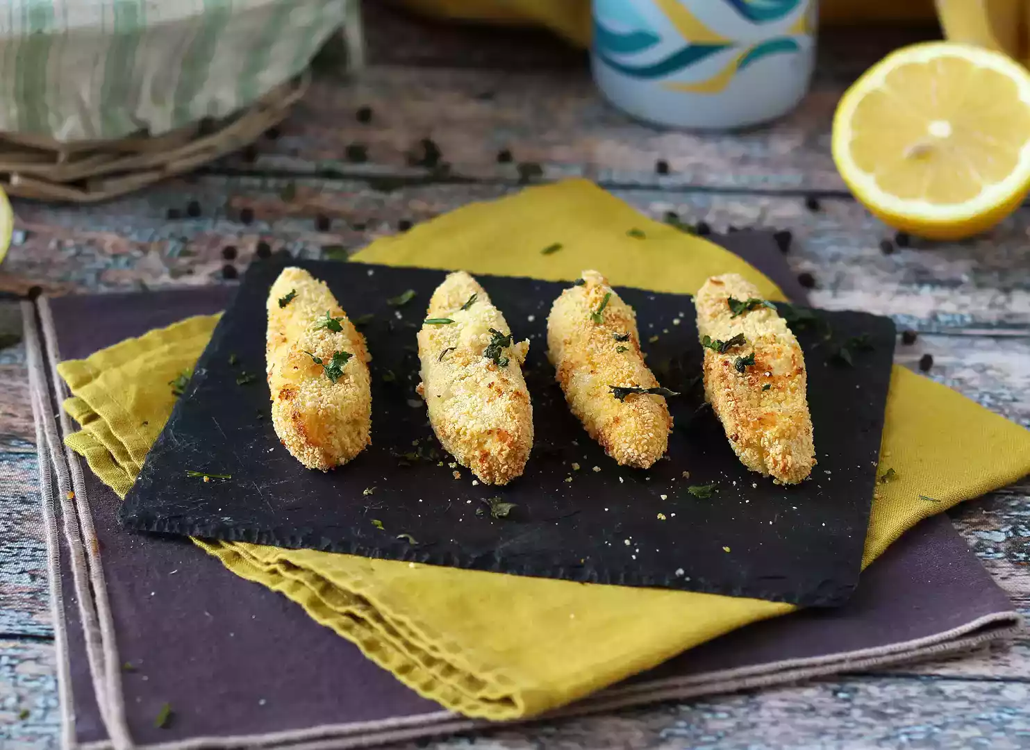 Recette de bâtonnets de poisson pannés au airfryer