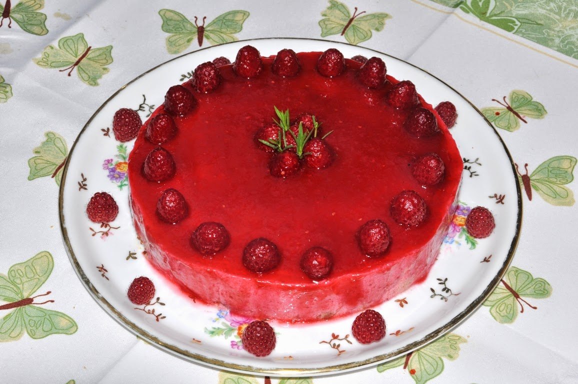 Recette bavarois à la framboise (ig bas)