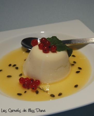 Recette de bavarois aux fruits de la passion sans lactose