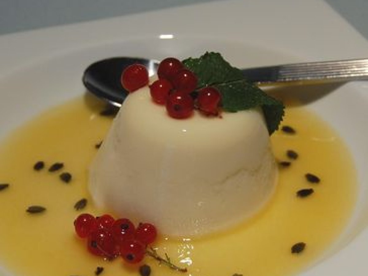 Recette de bavarois aux fruits de la passion sans lactose