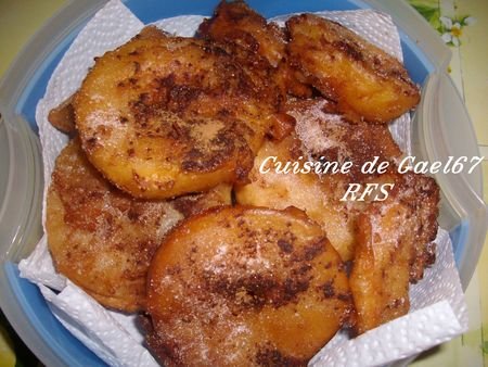 Recette de beignets aux pommes pour le nouvel an chinois