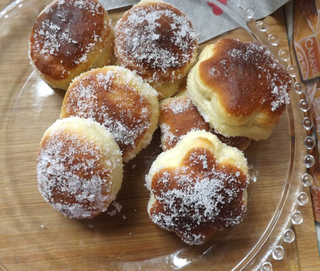 Recette de beignets fourrés cuits au four