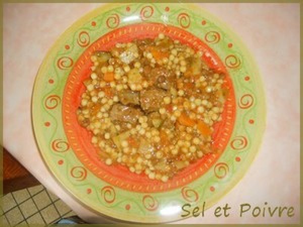 Recette de berkoukes traditionnel aux légumes