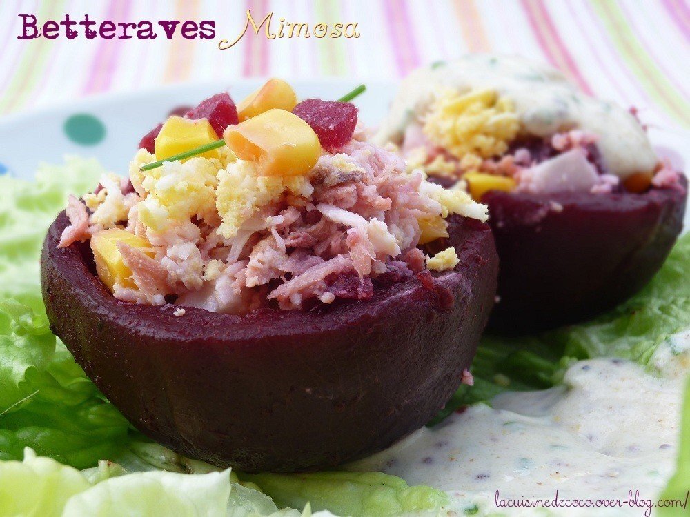 Recette de betteraves mimosa et ses variantes